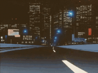 Anime City Highway GIF | GIFDB.com