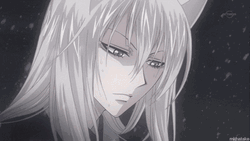 Anime Fox Yokai Tomoe Kamisama Freezing In Snow GIF | GIFDB.com