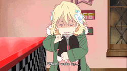 Anime Girl Sneeze With Cold GIF | GIFDB.com