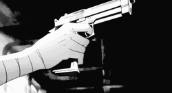 Anime Dropping Gun GIF | GIFDB.com