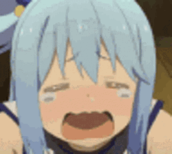 Anime Konosuba Aqua Weeping GIF | GIFDB.com