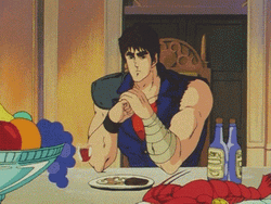 Anime Rage Kenshiro Breaking Glass GIF | GIFDB.com