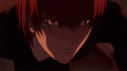 Anime Rage Light Yagami Raging Eyes GIF | GIFDB.com
