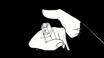 Anime Smoking Flicking Flame Igniter GIF | GIFDB.com