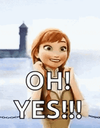 Anna Frozen Oh Yes GIF | GIFDB.com