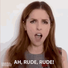 Anna Kendrick Ah Rude GIF | GIFDB.com