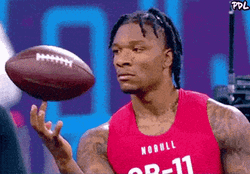Anthony Richardson Spinning Football On His Finger GIF | GIFDB.com