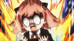 Anya Freaks Out And Shock Over 9000 GIF | GIFDB.com