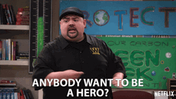 Anybody Want To Be A Hero Volunteer GIF | GIFDB.com