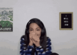 Aoc Alexandria Ocasio Cortez Democrat Politician GIF | GIFDB.com