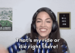 Aoc Alexandria Ocasio Cortez That's My Ride GIF | GIFDB.com