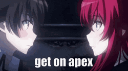 Apex Issei X Rias Kiss GIF | GIFDB.com
