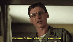 Apocalypse Now Scene Col Lucas Terminate Colonel Command GIF | GIFDB.com