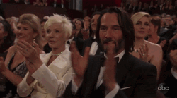 Applause Clapping Keanu Reeves GIF | GIFDB.com