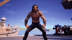 Aquaman Muscle Flex Fortnite Game GIF | GIFDB.com