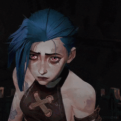 Arcane Jinx Lonely Face GIF | GIFDB.com