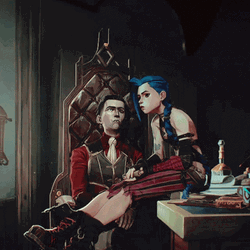 Arcane Jinx Sided With Silco GIF | GIFDB.com