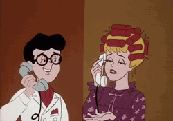 Archie Comics Girl Talking On Telephone GIF | GIFDB.com