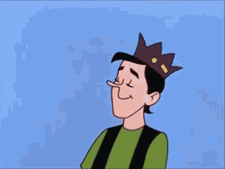 Archie Comics Jughead Throwing Food GIF | GIFDB.com