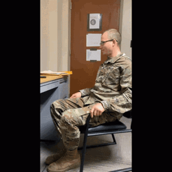 Army Soldier Awkward Shocked Reaction GIF | GIFDB.com