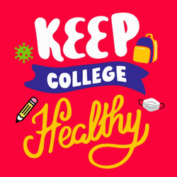 Artistic Slogan Keep College Healthy GIF | GIFDB.com