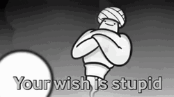 Asdfmovie Rude Genie GIF | GIFDB.com
