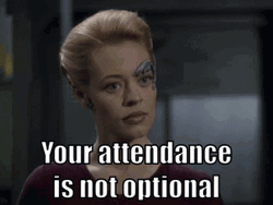 Attendance Jeri Ryan Star Trek GIF | GIFDB.com