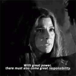 Aunt May With Great Power Comes Great Responsibility GIF | GIFDB.com