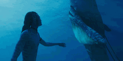Avatar 2 Touching Sea Animal GIF | GIFDB.com