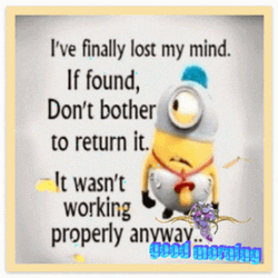 Baby Minion Losing My Mind GIF | GIFDB.com