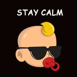 Baby Pacifier Staying Calm GIF | GIFDB.com