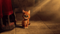 Baby Puss In Boots Innocent Eyes GIF | GIFDB.com
