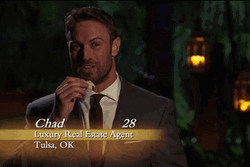 Bachelorette Prospect Candidate Chad GIF | GIFDB.com