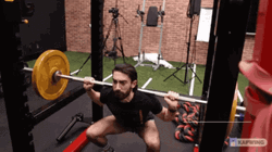 Back Squat Gym Fitness GIF | GIFDB.com