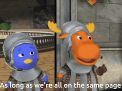 Backyardigans Pablo Tyrone Cartoon Warriors GIF | GIFDB.com