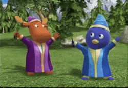 Backyardigans Pablo Tyrone Wizard Magic GIF | GIFDB.com