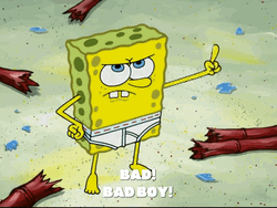 Bad Boy Spongebob Squarepants GIF | GIFDB.com