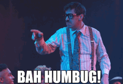 Bah Humbug Aj Holmes Stage Play GIF | GIFDB.com