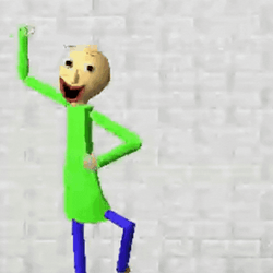 Baldi Basics Dancing Happily GIF | GIFDB.com