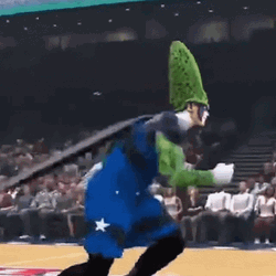 Ballin Dragon Ball Cell Dunking GIF | GIFDB.com