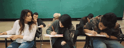 Bar Exam Takers Copying Answers GIF | GIFDB.com