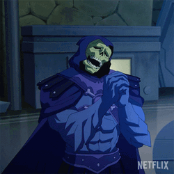 Bare-bone Skull Skeletor Begging Please GIF | GIFDB.com