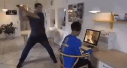 Baseball Bat Hitting Gamer GIF | GIFDB.com