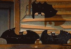 Bats Glittering Sesame Street Halloween GIF | GIFDB.com