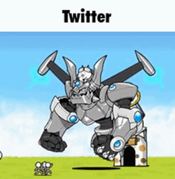 Battle Cats Mecha Bun GIF | GIFDB.com