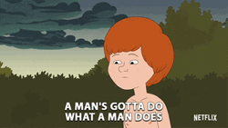 Be A Man Bill Murphy Animation GIF | GIFDB.com