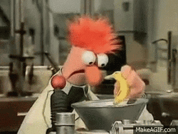 Beaker Experimenting Banana GIF | GIFDB.com