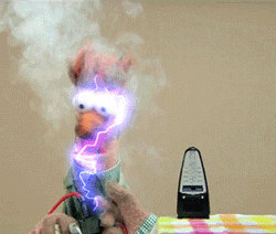 Beaker Solving Math Problems GIF | GIFDB.com