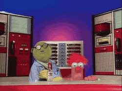 Beaker's Hair Fly Up GIF | GIFDB.com