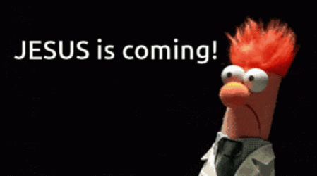 Beaker Saying Jesus Hes Back GIF | GIFDB.com